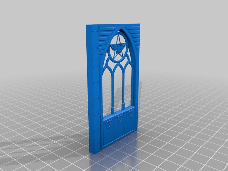 Бесплатный STL файл Cathedral Upper Wall and Windows - WH40k 🎲・3D ...