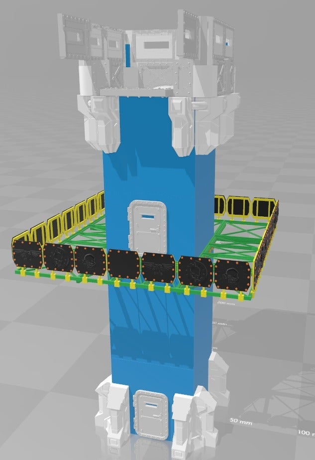 Free STL file Guard Tower Gangway (for carboard tower) - WH40k・3D print ...