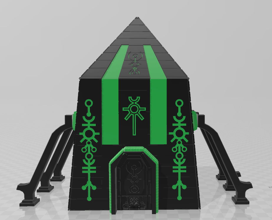 STL-Datei DIY - Necron-Pyramide (Medium) - WH40k 🏛️ kostenlos・Design ...