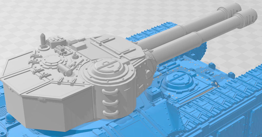 Free STL file Macharius turret - WH40k・3D print design to download・Cults