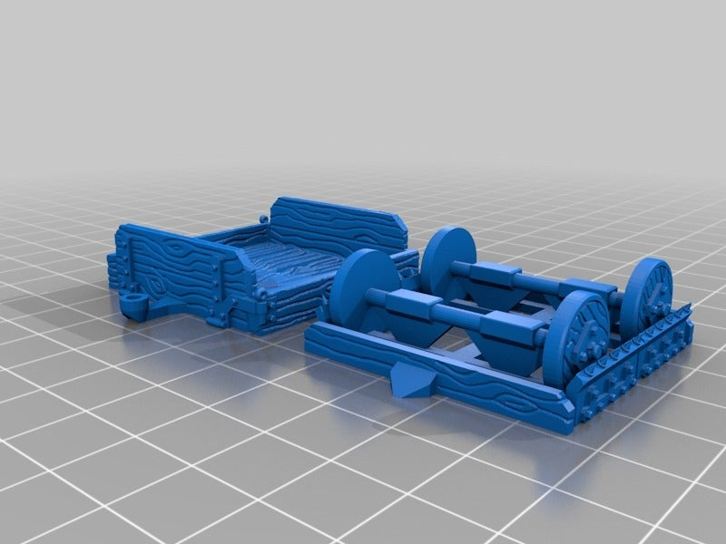 Free STL file Necromunda Hauler and Wagons - WH40k・Template to download ...