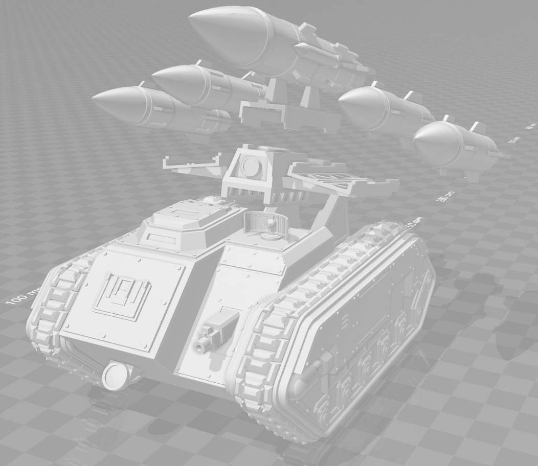 Free STL file Deathstrike / Manticore like vehicle - WH40k・Design to ...