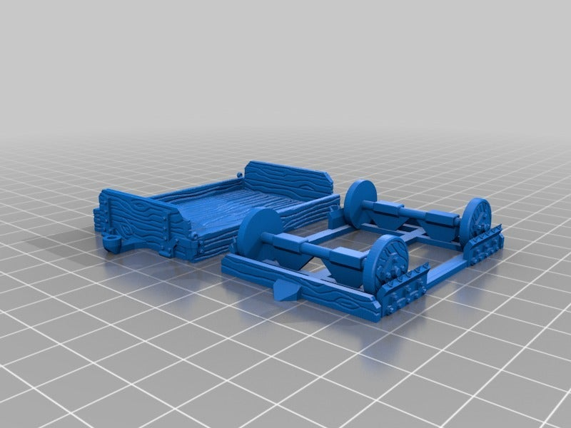 Free STL file Necromunda Hauler and Wagons - WH40k・Template to download ...