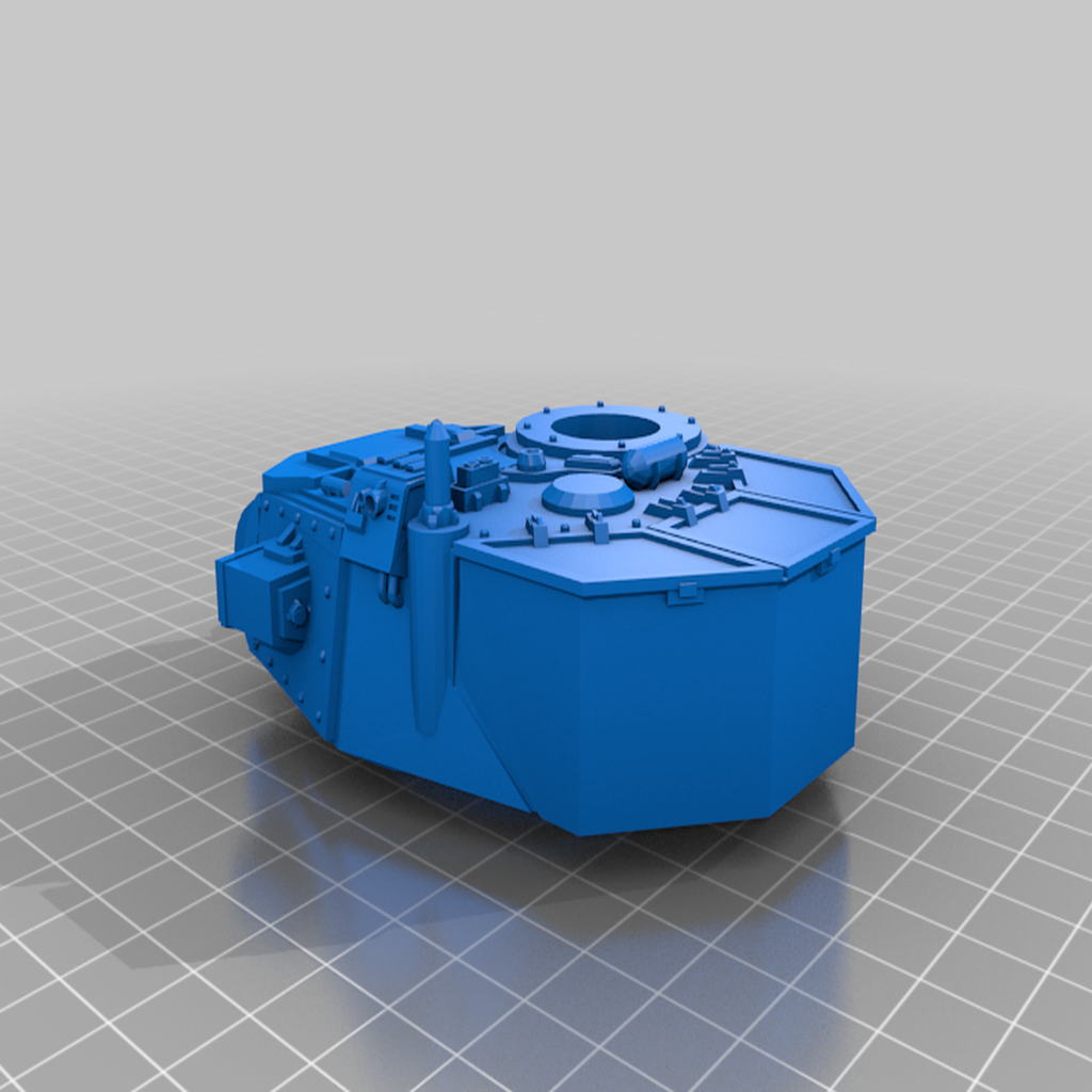 Free STL file Alternative turret for Macharius with Battlecannon or ...