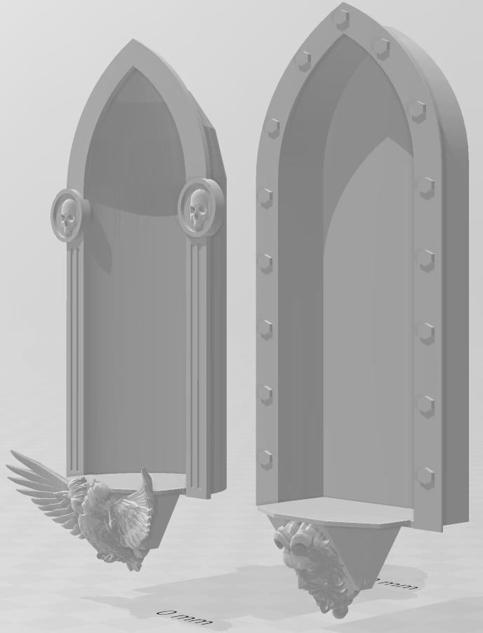 Free 3D file Statue Alcove/Niche with Shelf - WH40k 🎲・3D printable ...