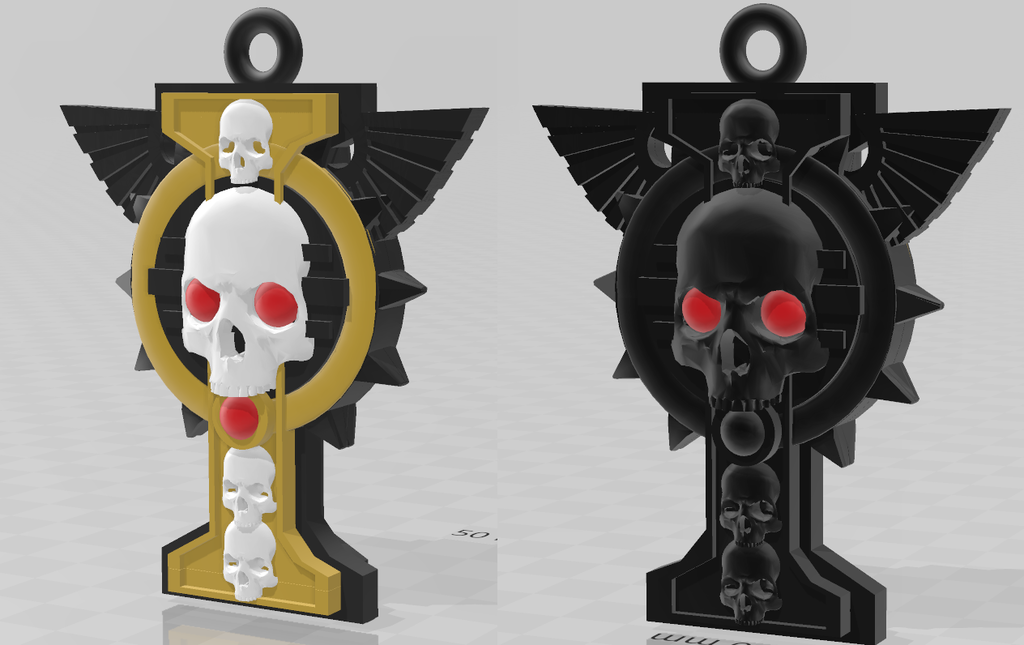 Free STL file Inquisitorial Rosette (cosplay) - WH40k・3D printable ...