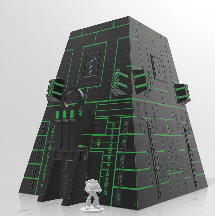 Free STL file DIY - Necron Ziggurat (Large) - WH40k 🎲・3D printer design ...