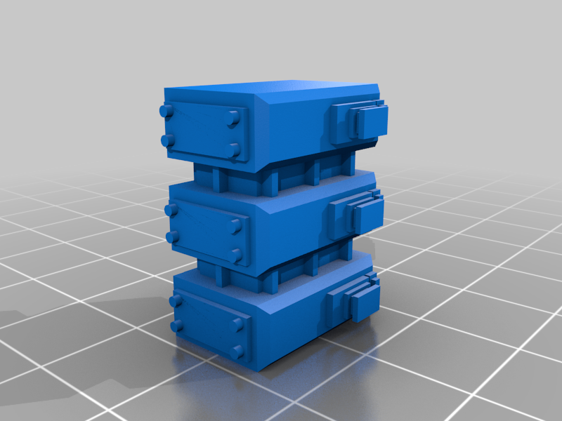 Free STL file Hurricane Bolter frame for Aegis turret or Tarantula base ...