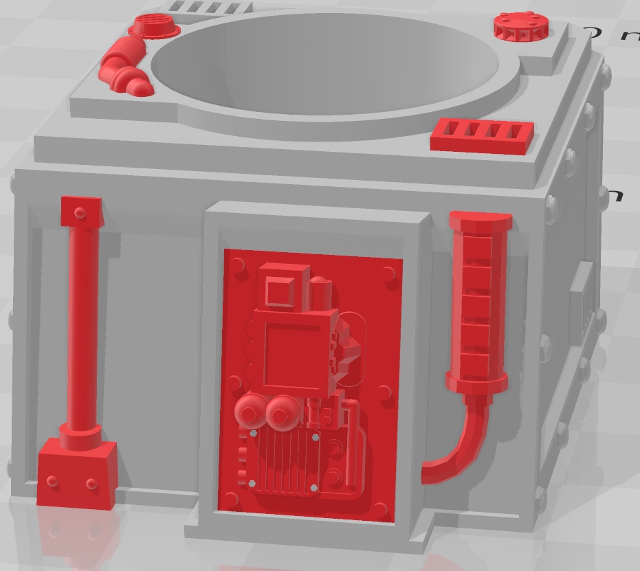 Free STL file Aegis Turret Base and Foldable Tarantula base - WH40k 🎲 ...