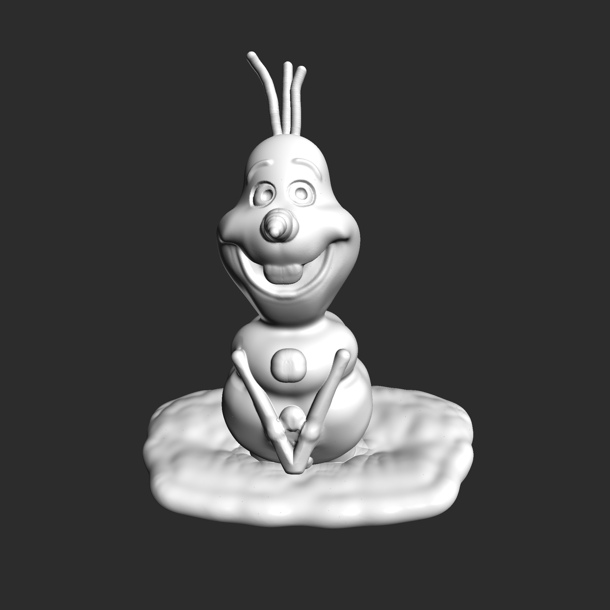 Olaf Frozen Black And White
