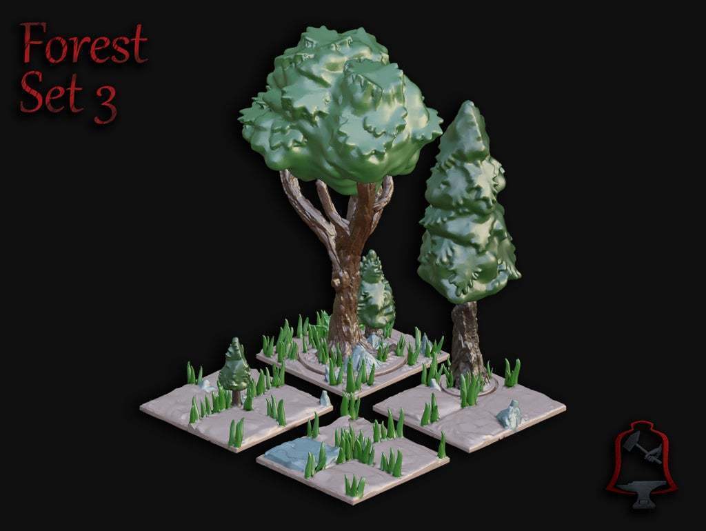 Free STL file OpenFoliage Forest Set 3・3D printer model to download・Cults