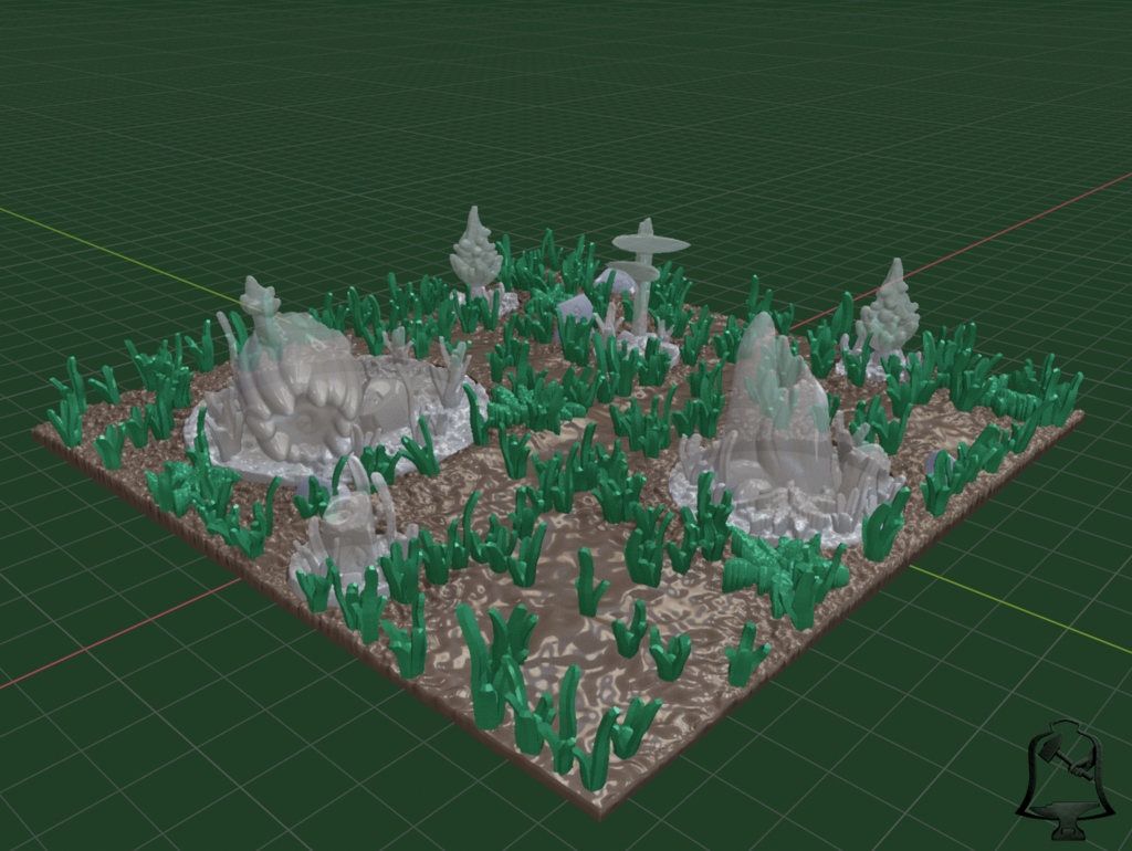 Free STL file OpenFoliage Stump - 40 mm base・3D printer design to ...