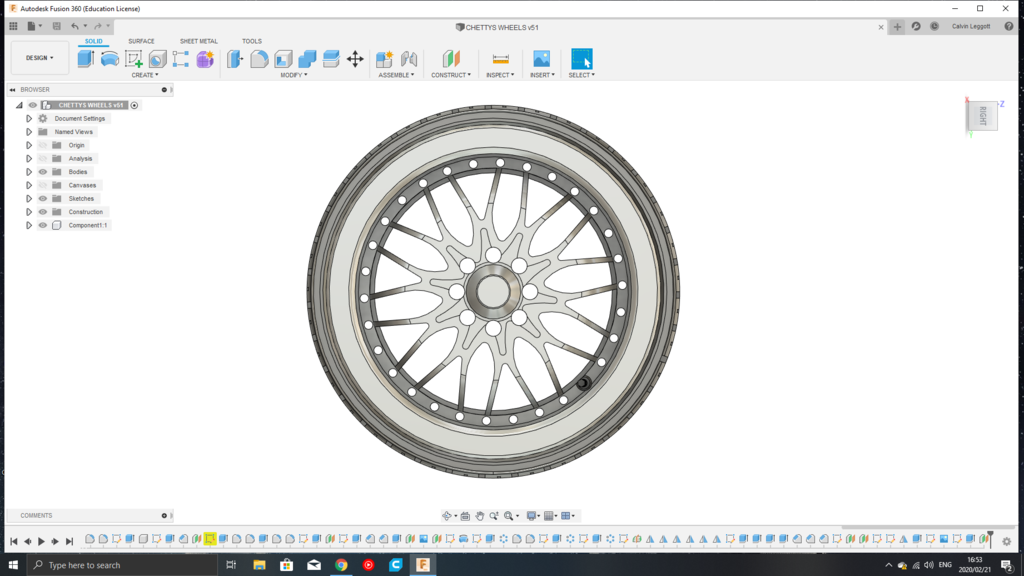 Free STL file Wheel・Design to download and 3D print・Cults