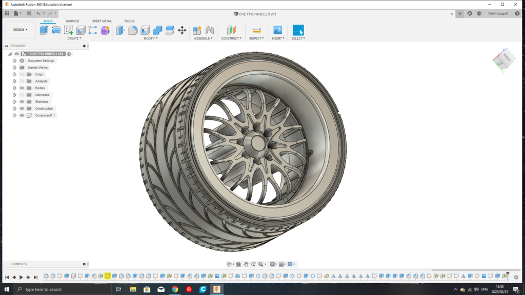 Free STL file Wheel・Design to download and 3D print・Cults