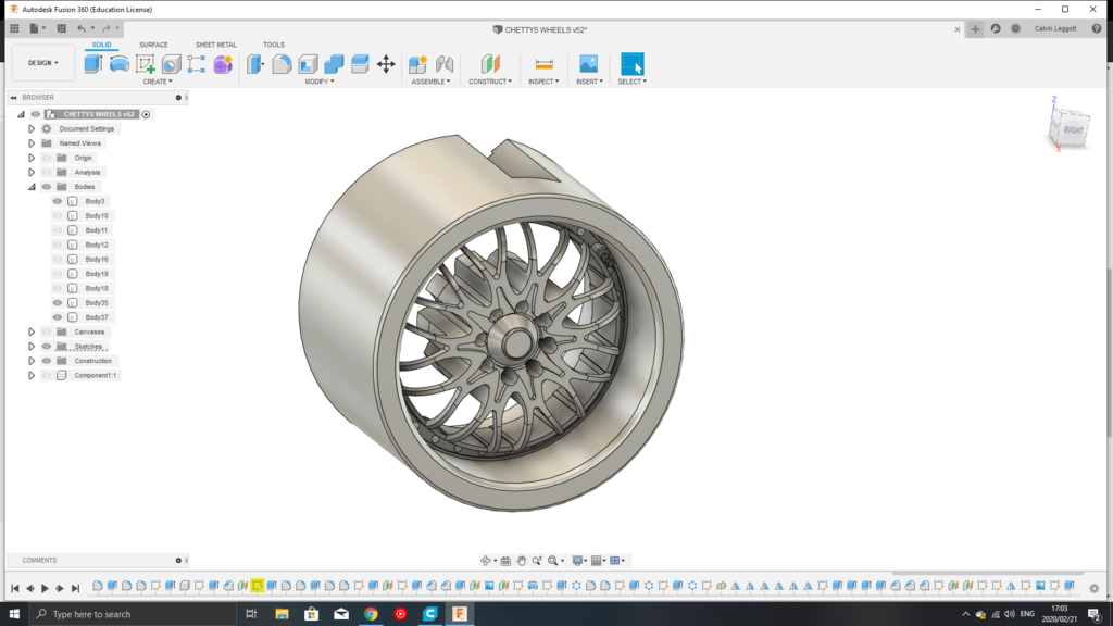Free STL file Wheel・Design to download and 3D print・Cults