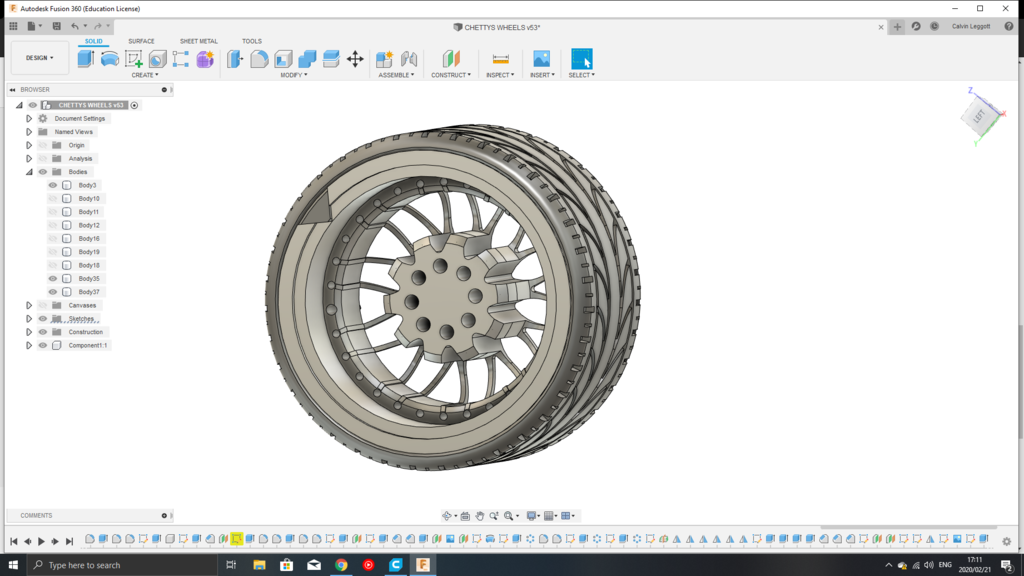 Free STL file Wheel・Design to download and 3D print・Cults