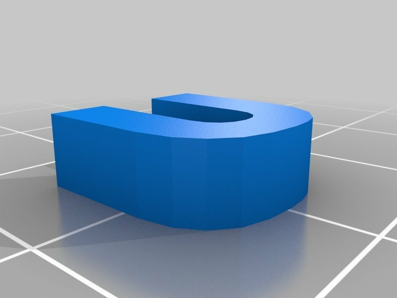 Free STL file Letter U 🧞‍♂️・Design to download and 3D print・Cults