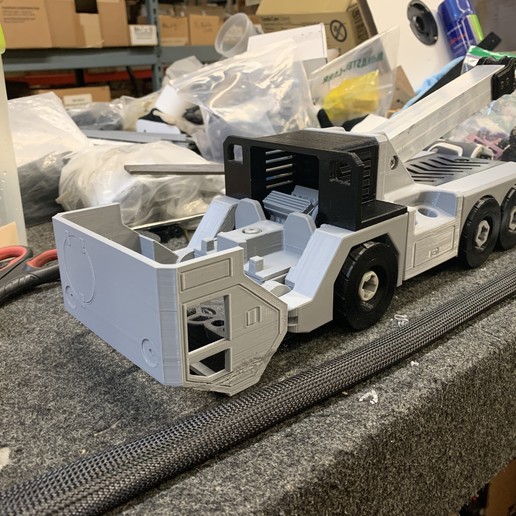 3D print Tow Truck - Take Apart (RELOADED) ・ Cults