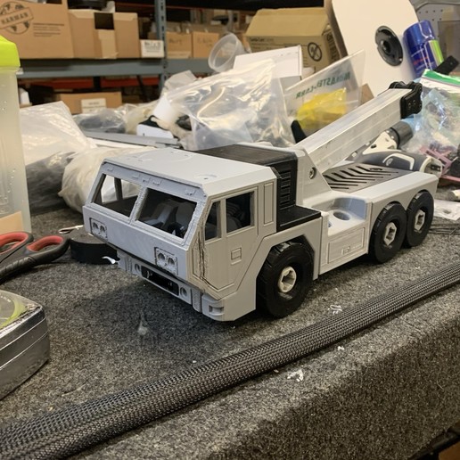 3D print Tow Truck - Take Apart (RELOADED) ・ Cults