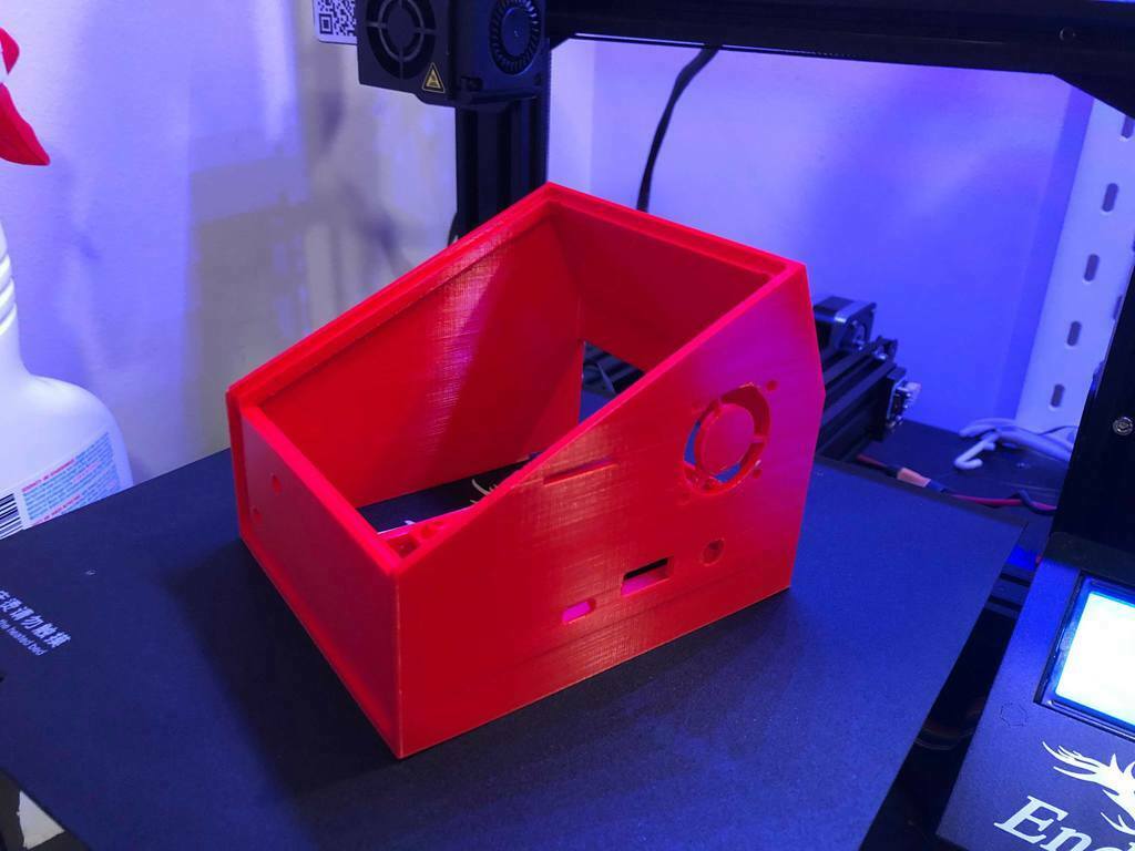Free 3D file Creality Ender-3 station (LCD + Raspberry Pi) - No switch ...