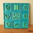 Download free 3D printer files BTS BT21 Picture ・ Cults