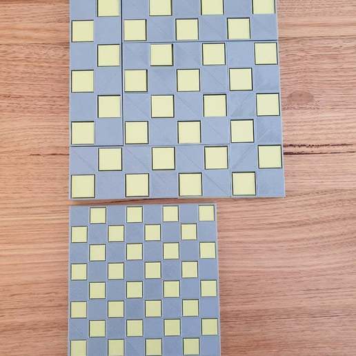 Download free STL file Full size modular chess board and pieces • 3D ...