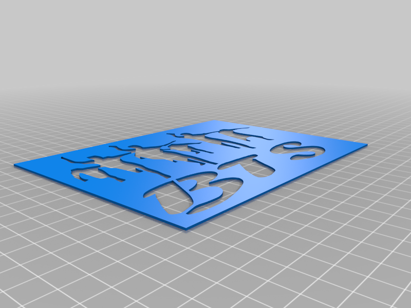 Free STL file BTS Stencils・3D print design to download・Cults
