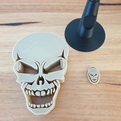 Download free STL file Skull headphone stand • 3D print design ・ Cults