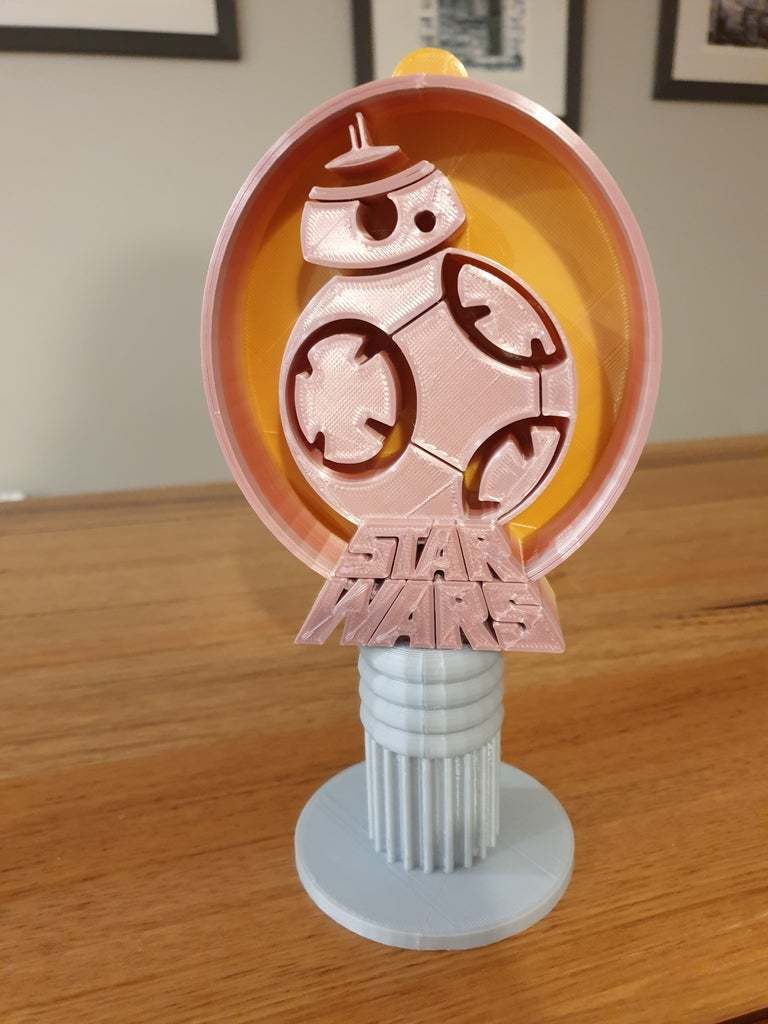 Free STL file Star Wars BB8 Headphones Stand・3D printer design to ...