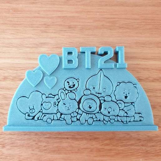 Download free STL file BTS BT21 ornament (version 2) • 3D printable ...
