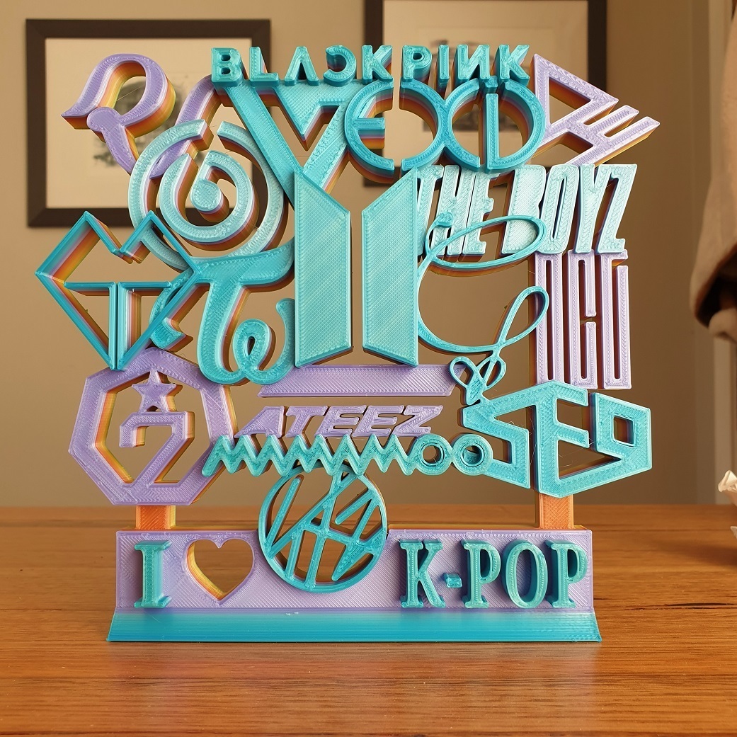 Fichier STL gratuit Grand ornement KPop・Objet imprimable en 3D à ...