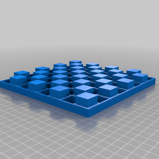 Download free STL file Chess board or checkers board ・ Cults