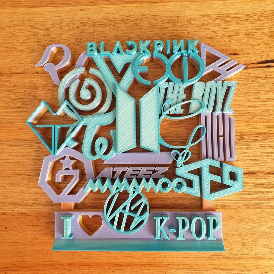 Fichier STL gratuit Grand ornement KPop・Objet imprimable en 3D à ...