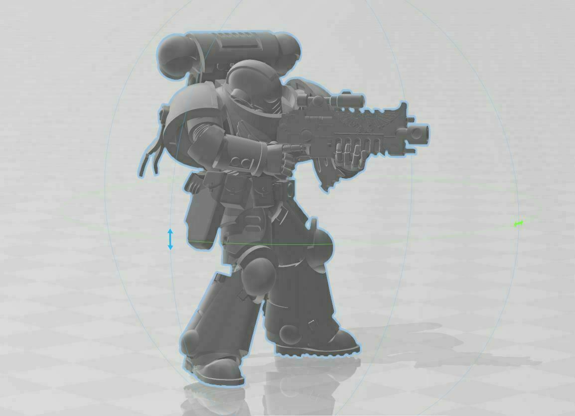 Free STL file PRIME BEEF SPACE CHAD SHOOTING HIS NAIL GUN・3D printer ...