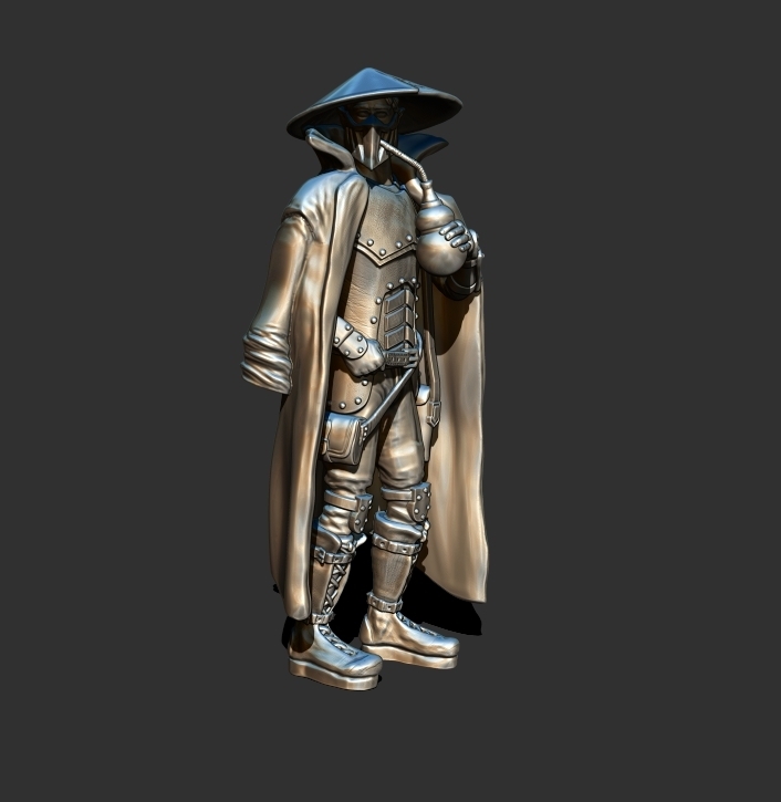 STL file Human warlock in iron hat 🎩・3D print model to download・Cults