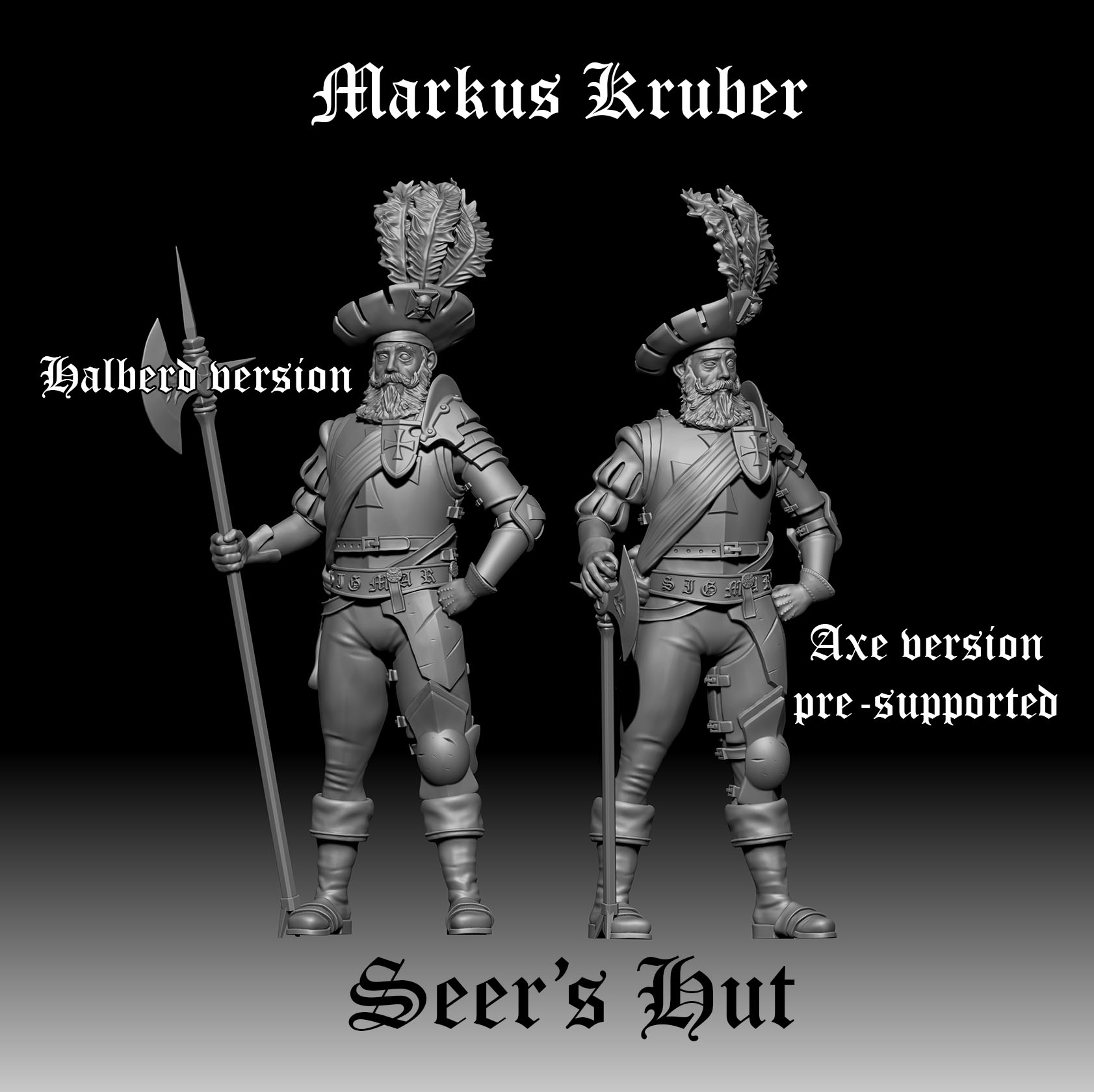 STL file Markus Kruber 🪓・3D printing design to download・Cults