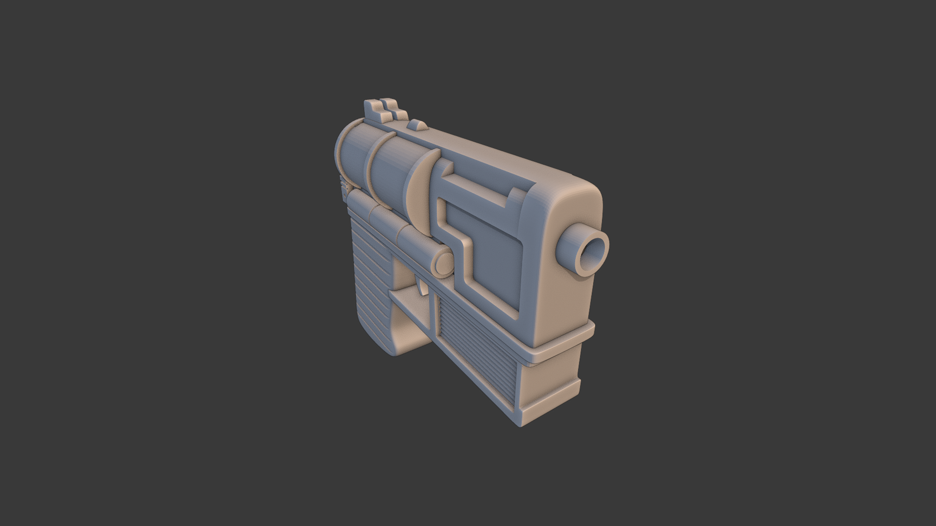 3D file Star Wars - Mara Jade blaster pistol - STL files for 3D ...