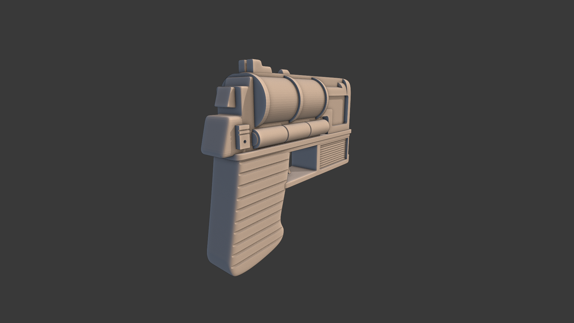 3D file Star Wars - Mara Jade blaster pistol - STL files for 3D ...