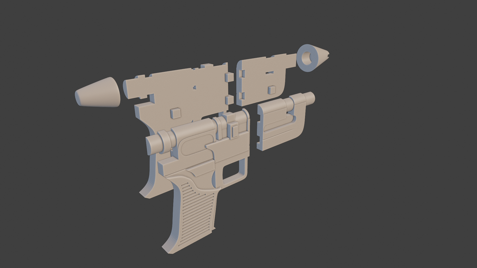 3D-Datei Star Wars - RK-3 Blaster ⭐・3D-druckbare Vorlage zum ...