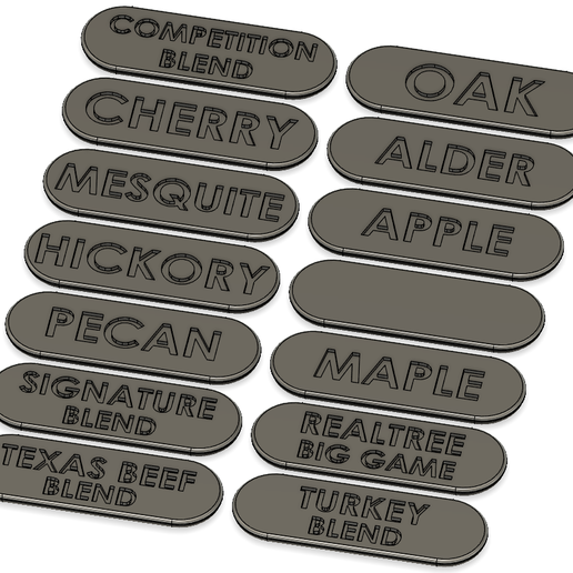 Download free 3D printer model Wood Pellet Labels ・ Cults