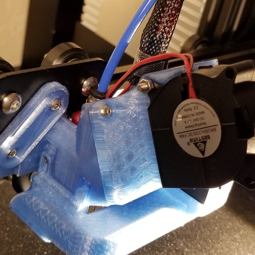 Download free STL file 4020 blower to 40mm (4010) fan adaptor • 3D ...