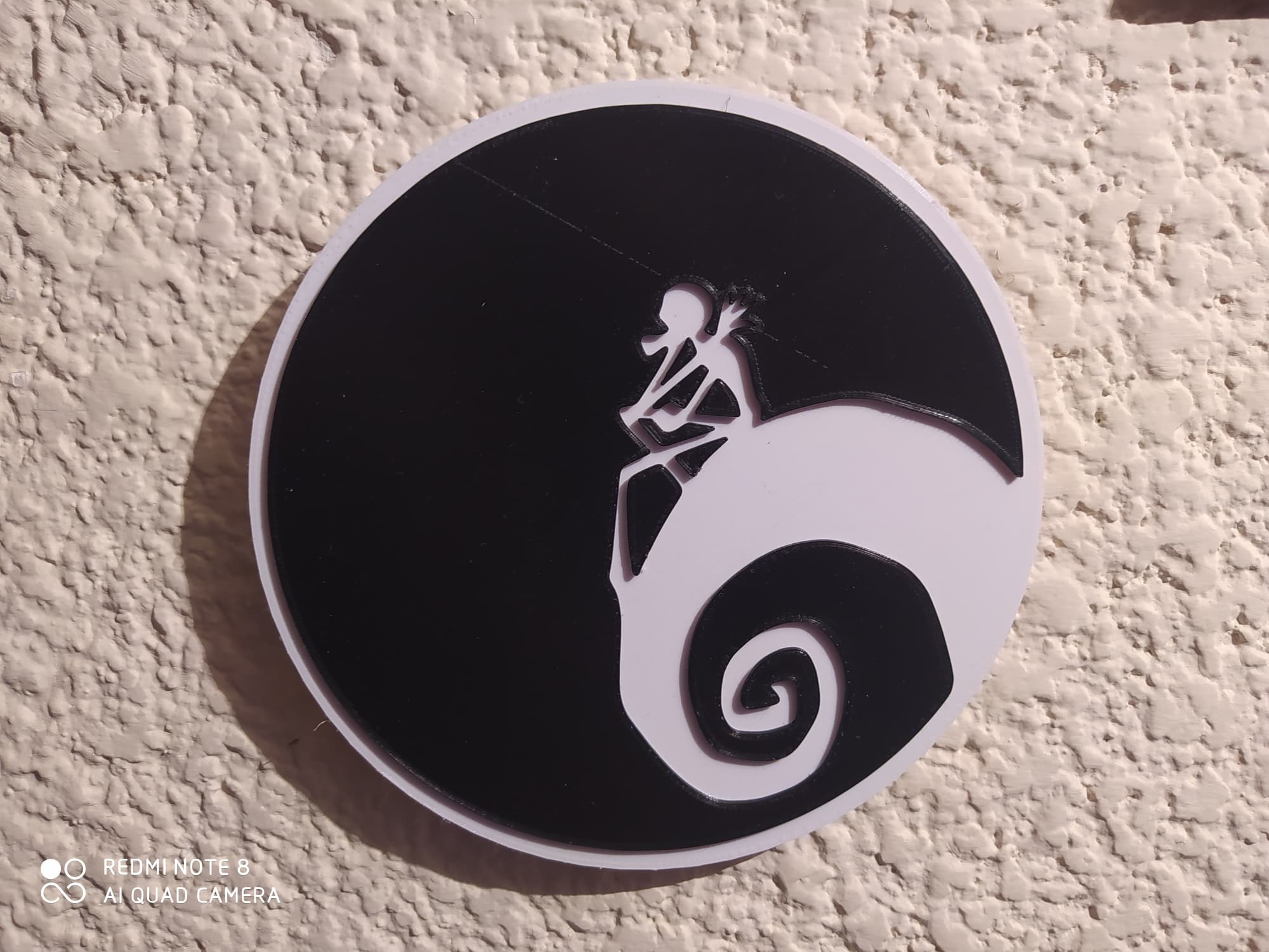 STL file Jack skellington wall plate or shelf・Model to download and 3D ...