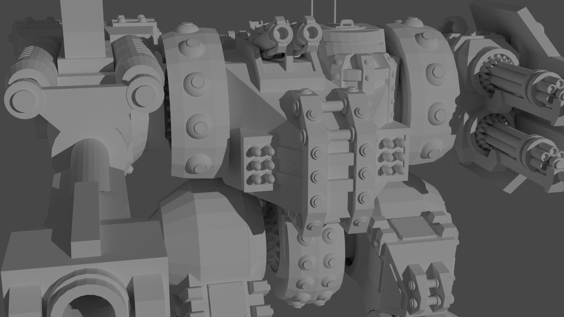 STL file MACE Barbarian Heavy Battle Mech 🎲・3D printing design to ...