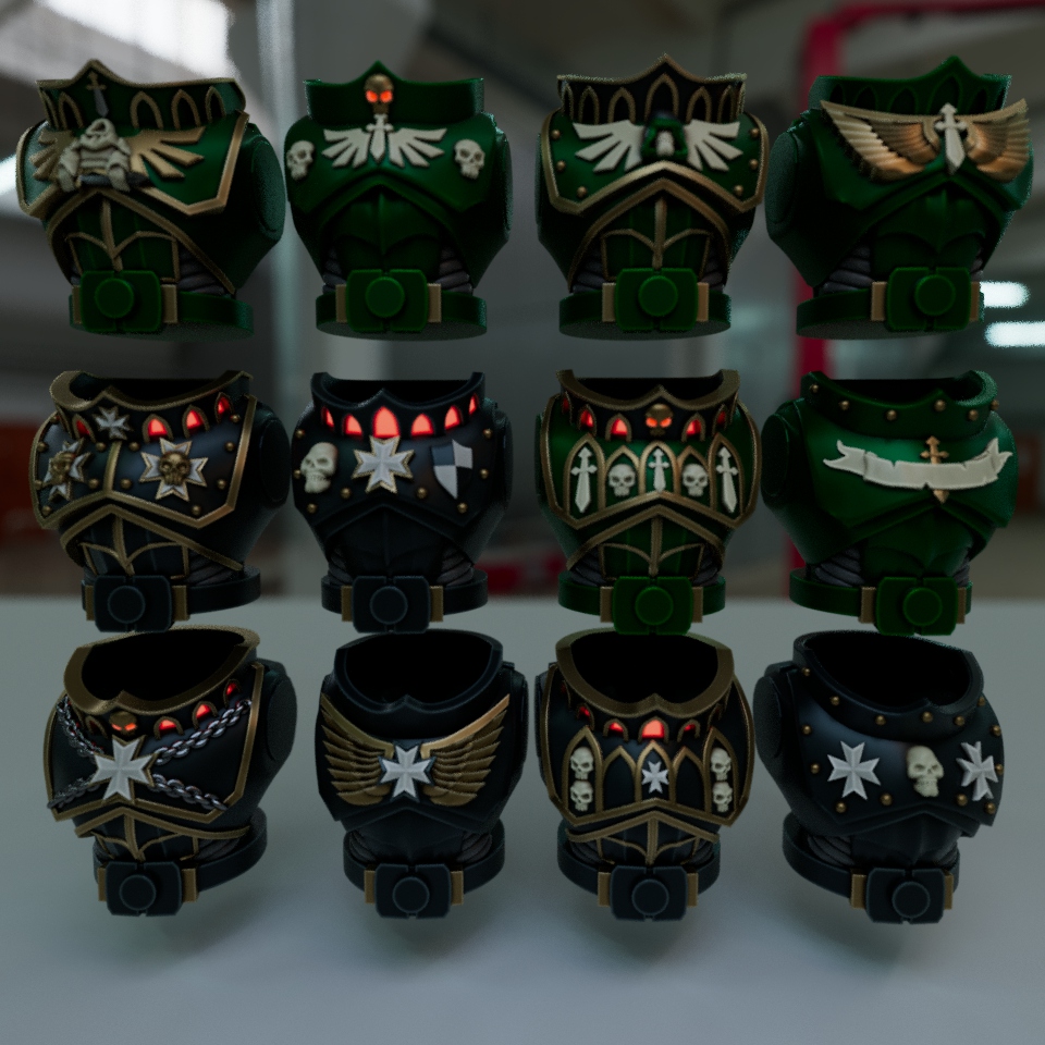 Archivo STL Gloomy Angels + Templar Crusaders Prime Knightly Torsos 🎲 ...