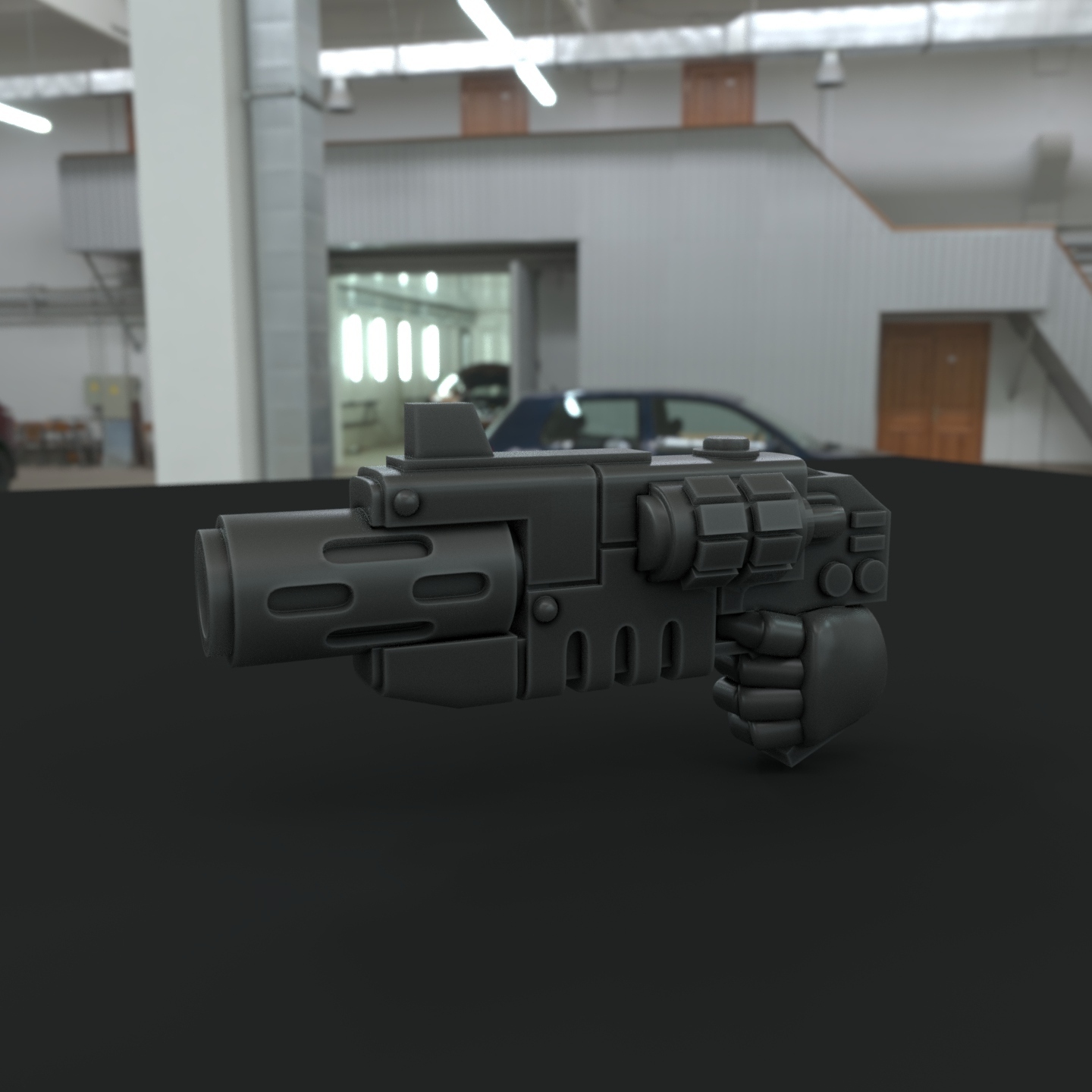 Free STL file Infernus gun for space knights 🔫・3D printer model to ...