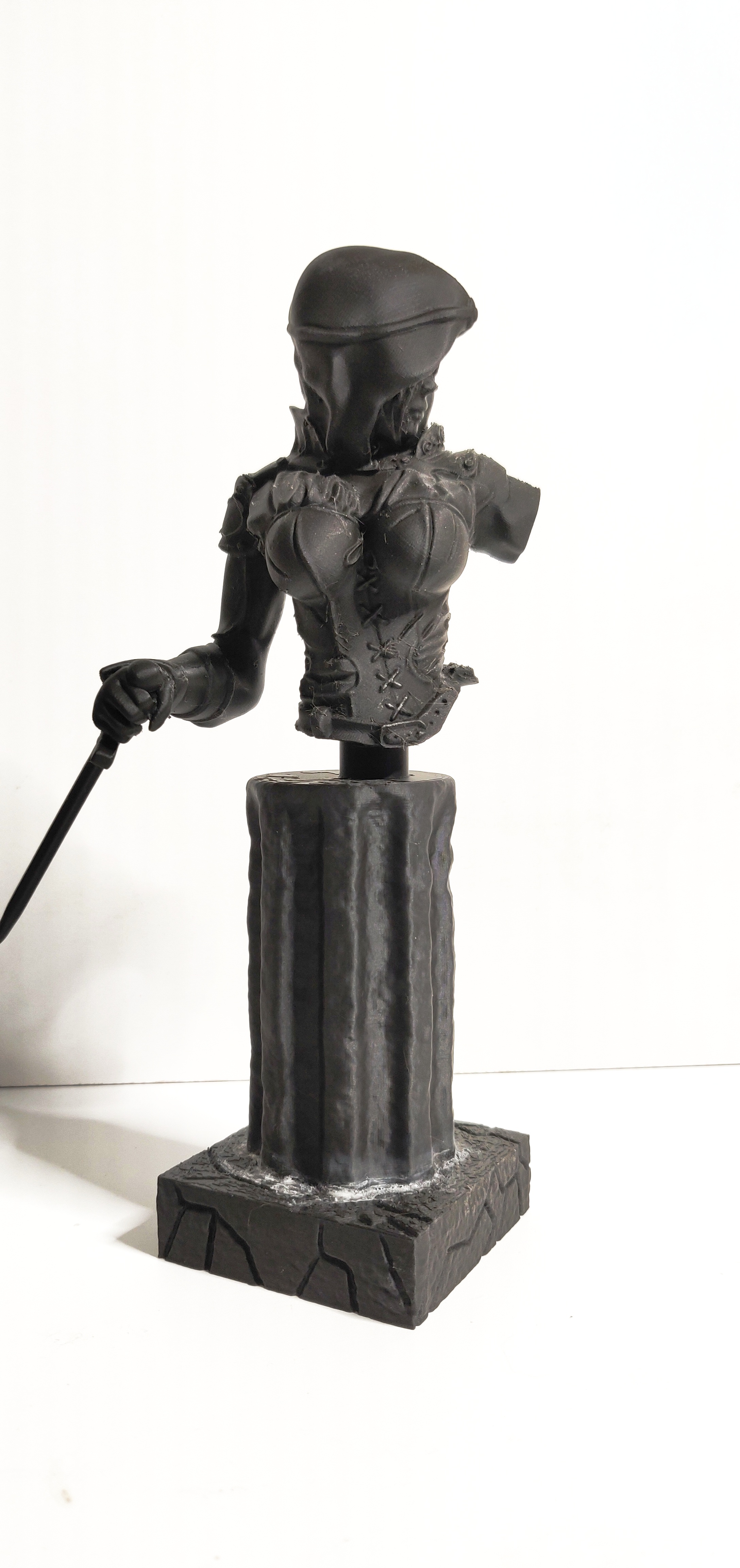STL file The rogue bust female assassin・3D print design to download・Cults