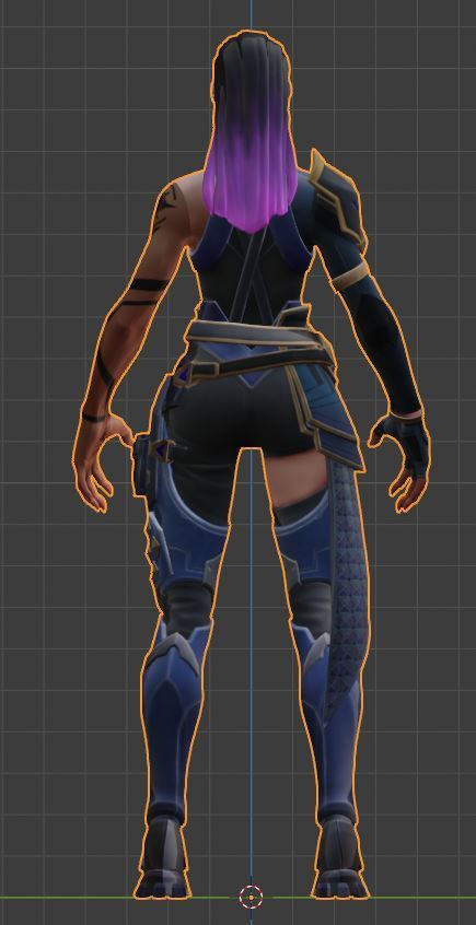 Free STL file Reyna Valorant Low Poly 🎲・Object to download and to 3D ...