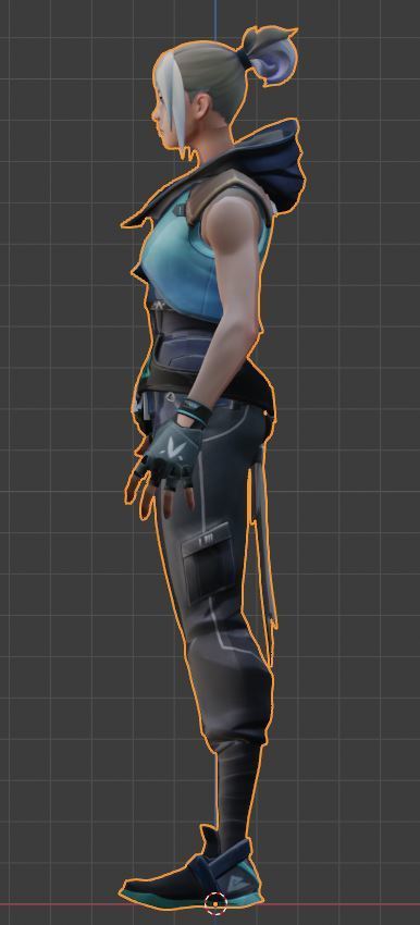 Free STL file Jett Valorant Low Poly・3D printer design to download・Cults