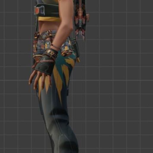 Download free STL file Raze Valorant Low Poly • 3D printable model ・ Cults