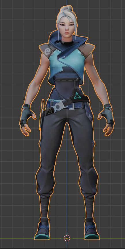 Archivo STL gratuito Jett Valorant Low Poly・Design para impresora 3D ...